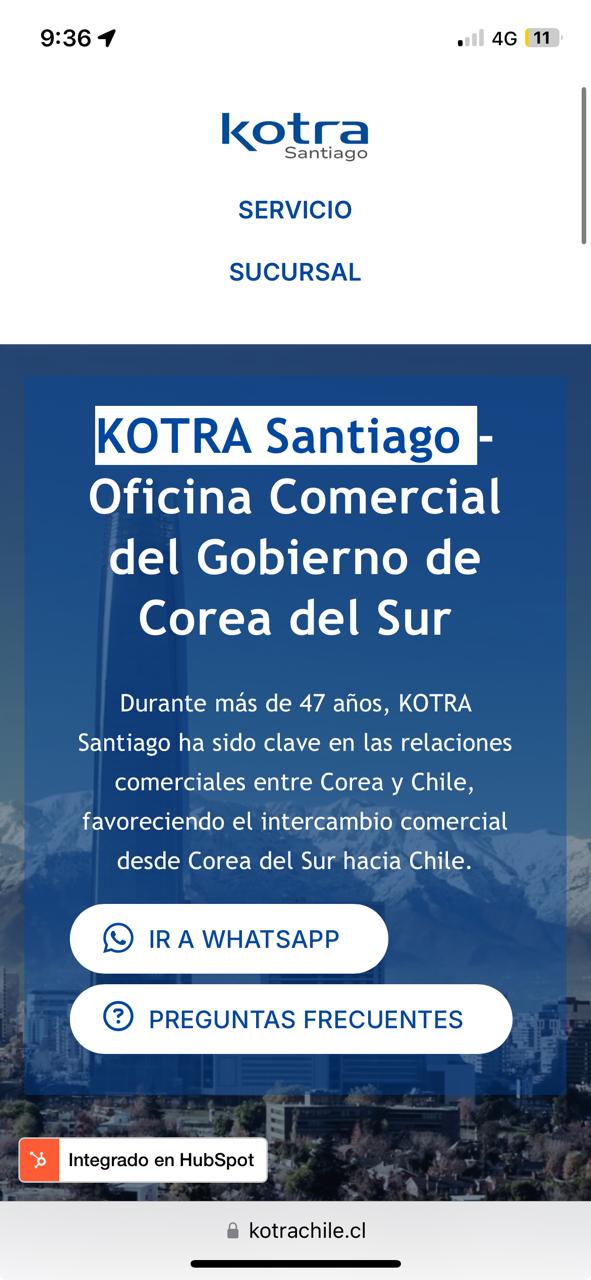 Kotra Santiago lanza su nueva página web